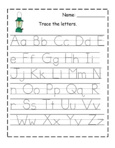 Printable Abc Traceable Chart - Free Printable Chart