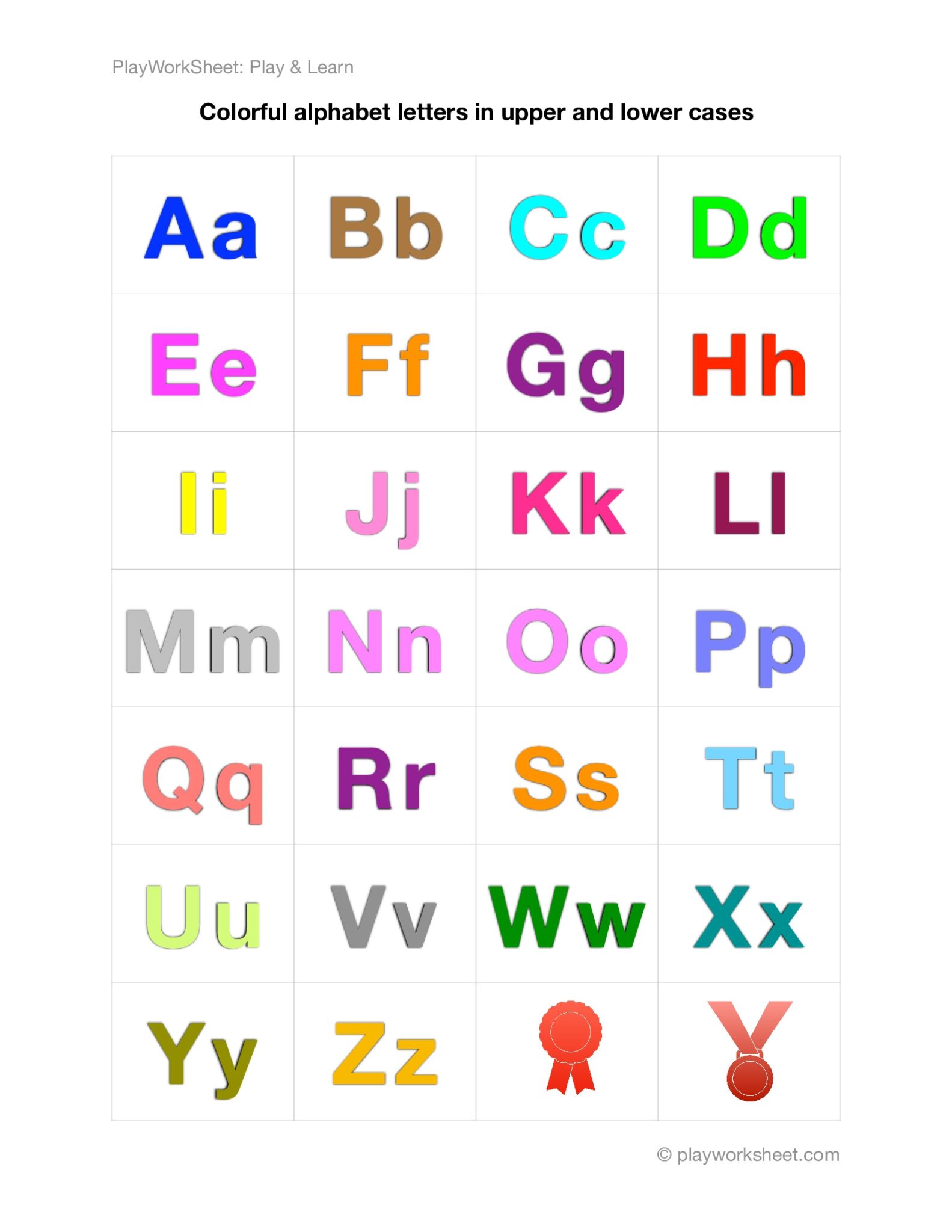 Free Printable Upper And Lower Case Alphabet Chart - Free Printable Chart