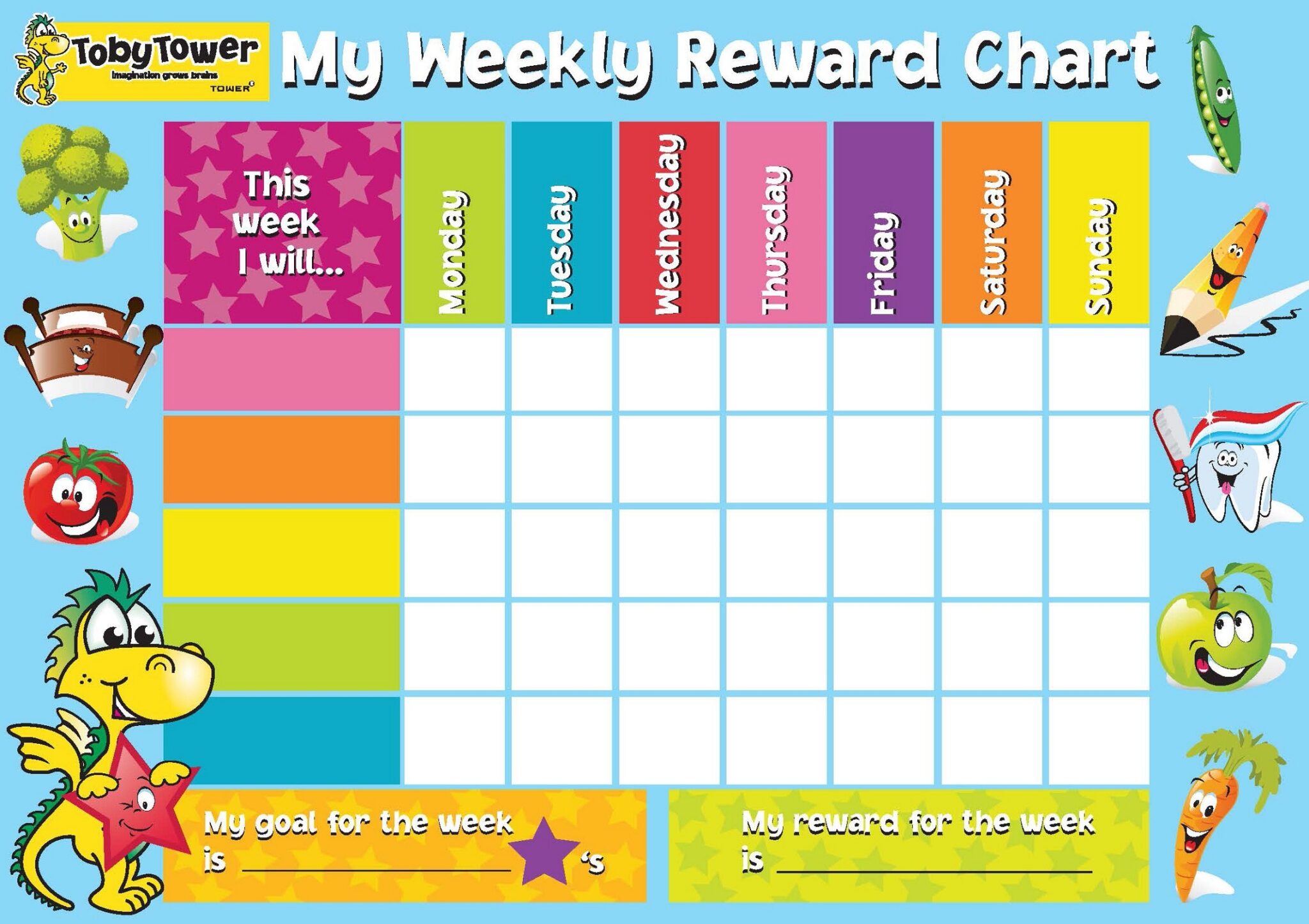 Behaviour Reward Chart Printable - Free Printable Chart