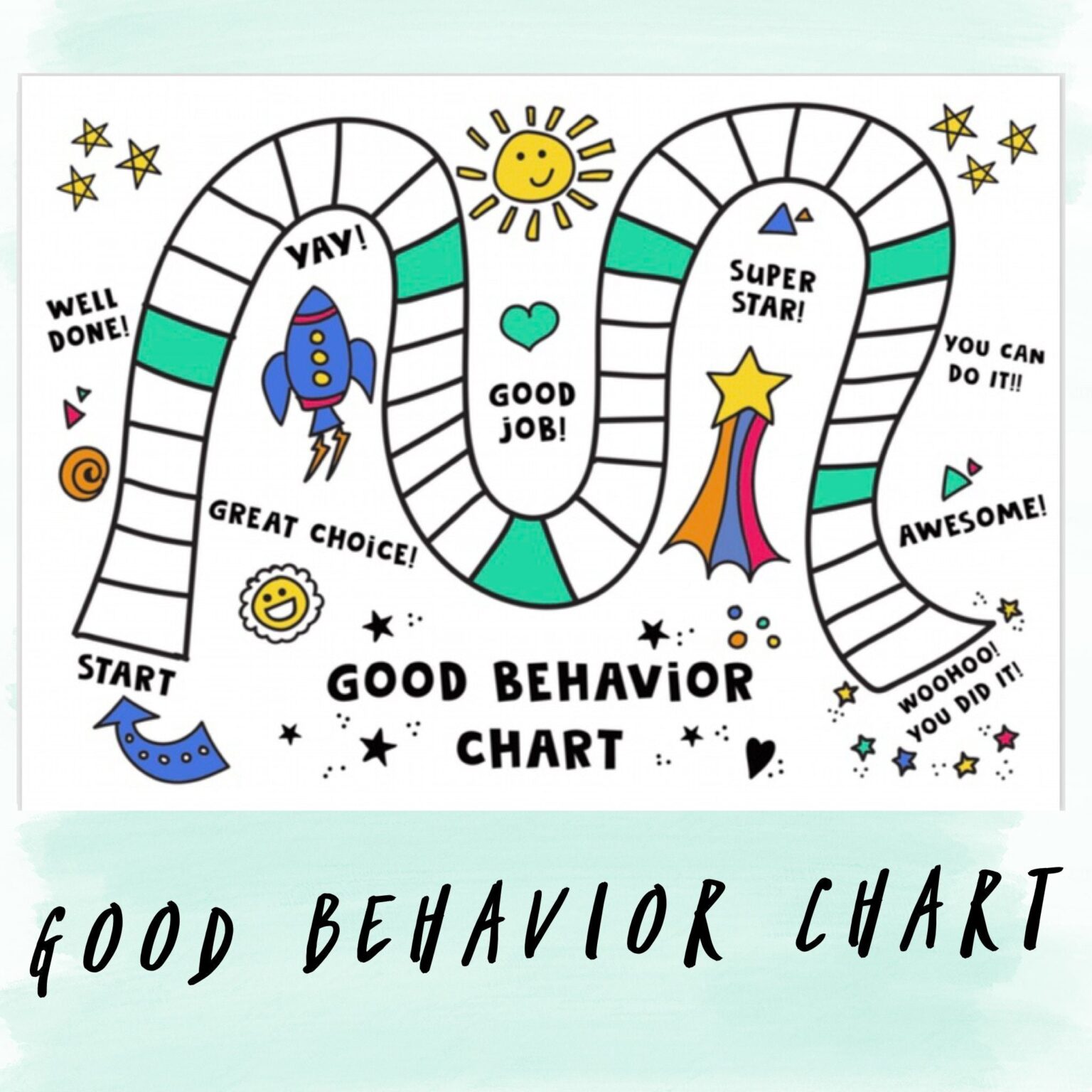 Good Behaviour Chart Printable - Free Printable Chart