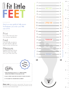 Printable Shoe Size Chart Kids - Free Printable Chart