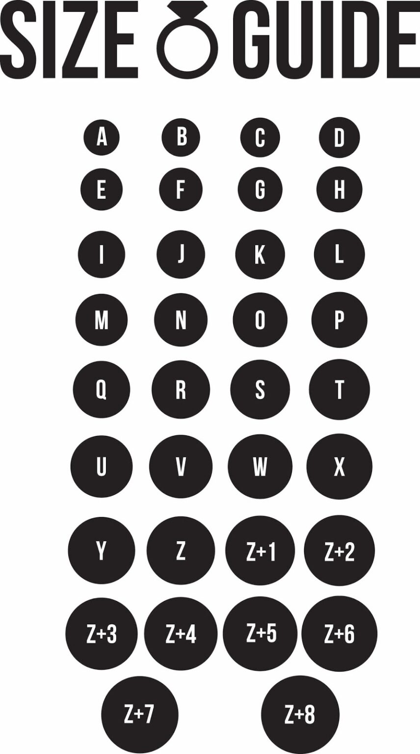 Printable O Ring Size Chart - Free Printable Chart