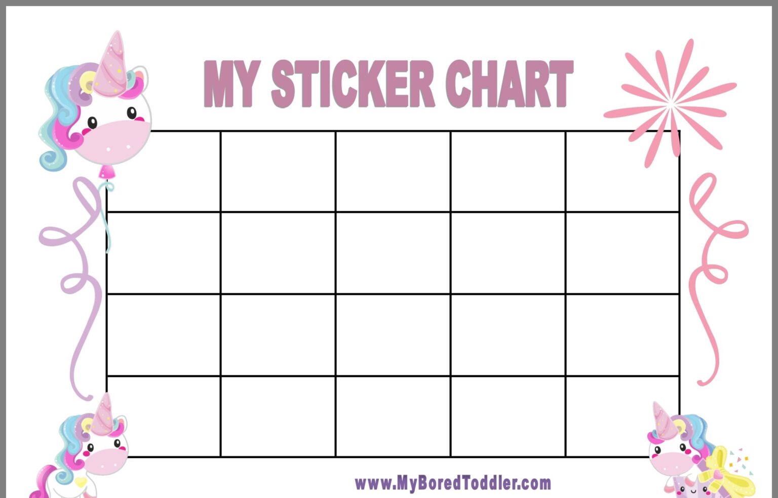 Sticker Chart Printable Pdf Free Download - Free Printable Chart