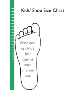 Printable Toddler Shoe Size Chart - Free Printable Chart